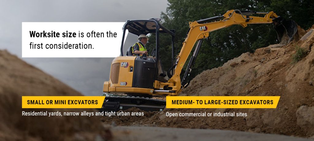 Cat® Excavator Size Guide: Comparison, Features, Specs & More
